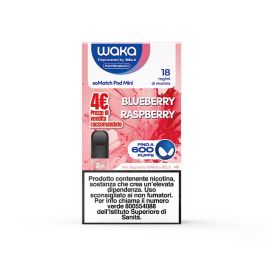 Glowell | Relx Pod Waka SoMatch Blueberry Raspberry 2ml Nic.18 (1 pezzo)
